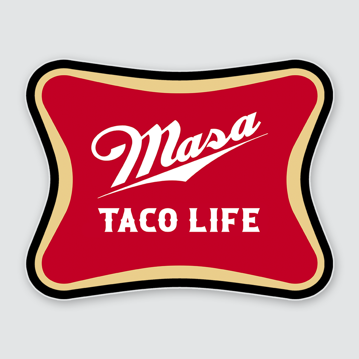 Masa Taco Life Beer Sticker – Taco Gear