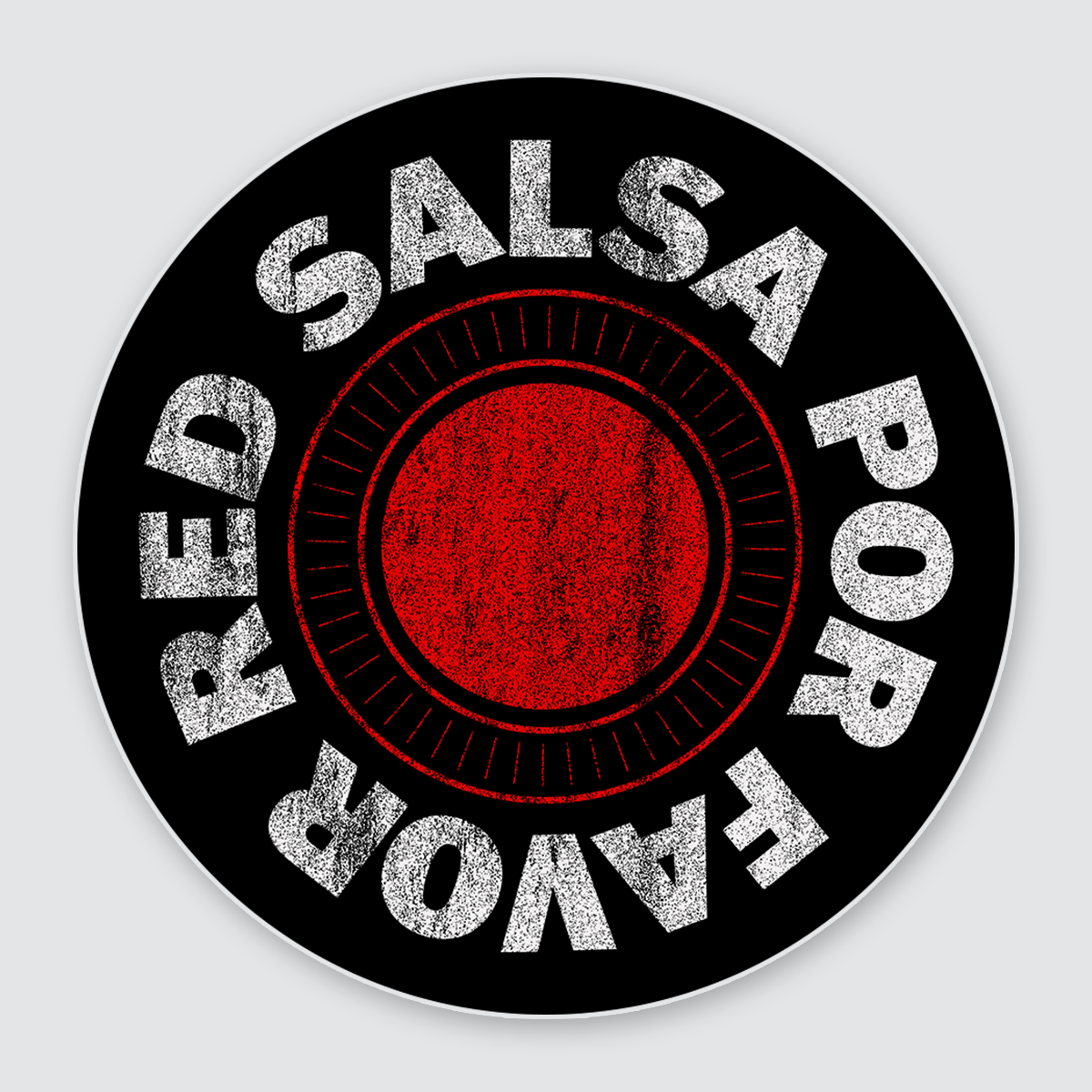 Red Salsa Por Favor Sticker – Taco Gear