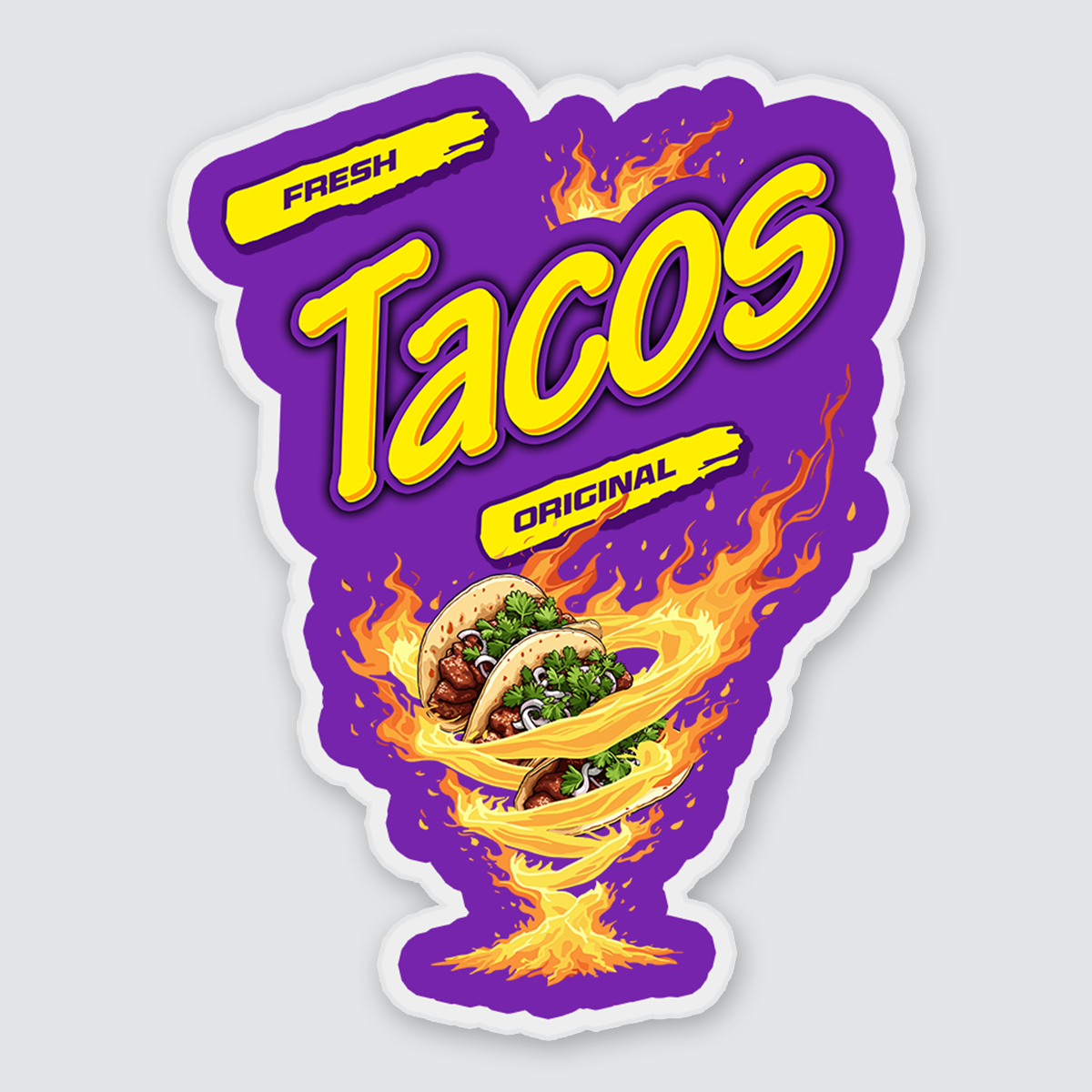 TACOS Snack Sticker – Taco Gear