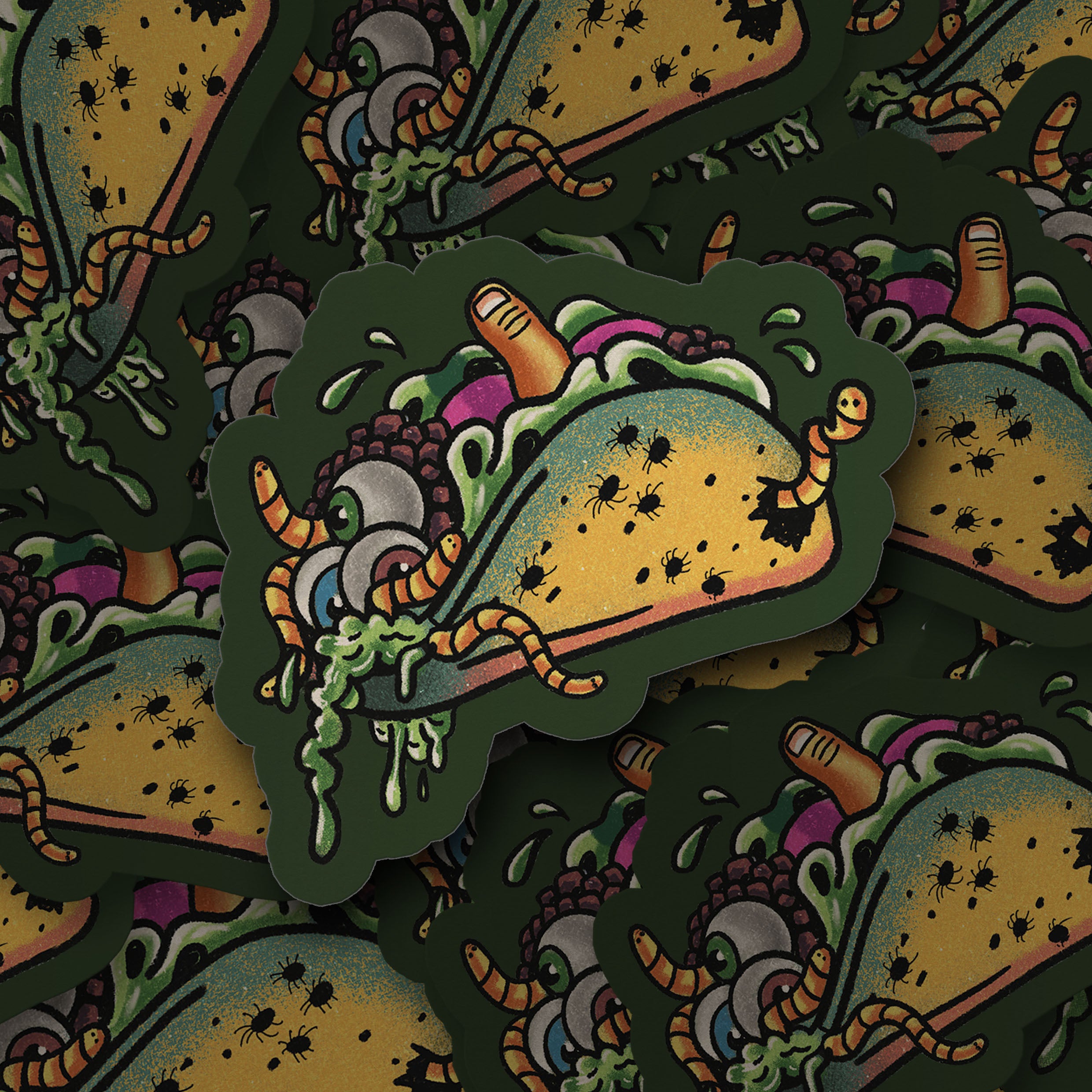 Zombie Taco Sticker – Taco Gear